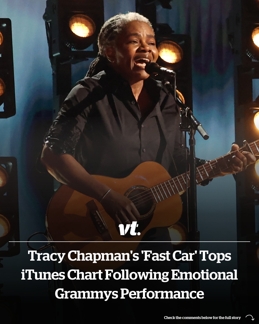 Tracy Chapman's 'Fast Car' tops iTunes chart following emotional ...