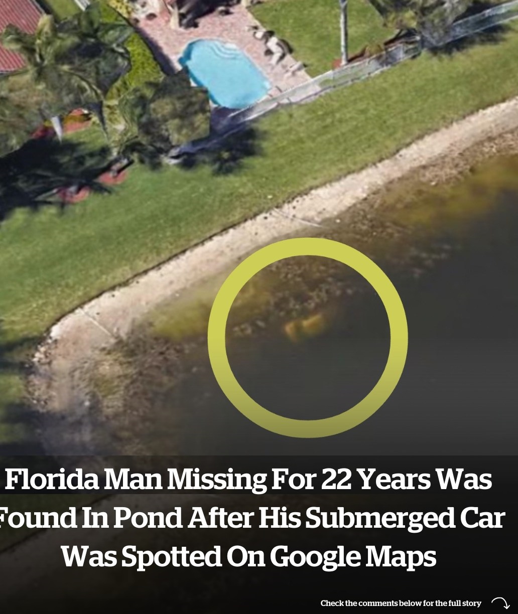 Florida man missing for 22 years was found in pond after his submerged ...
