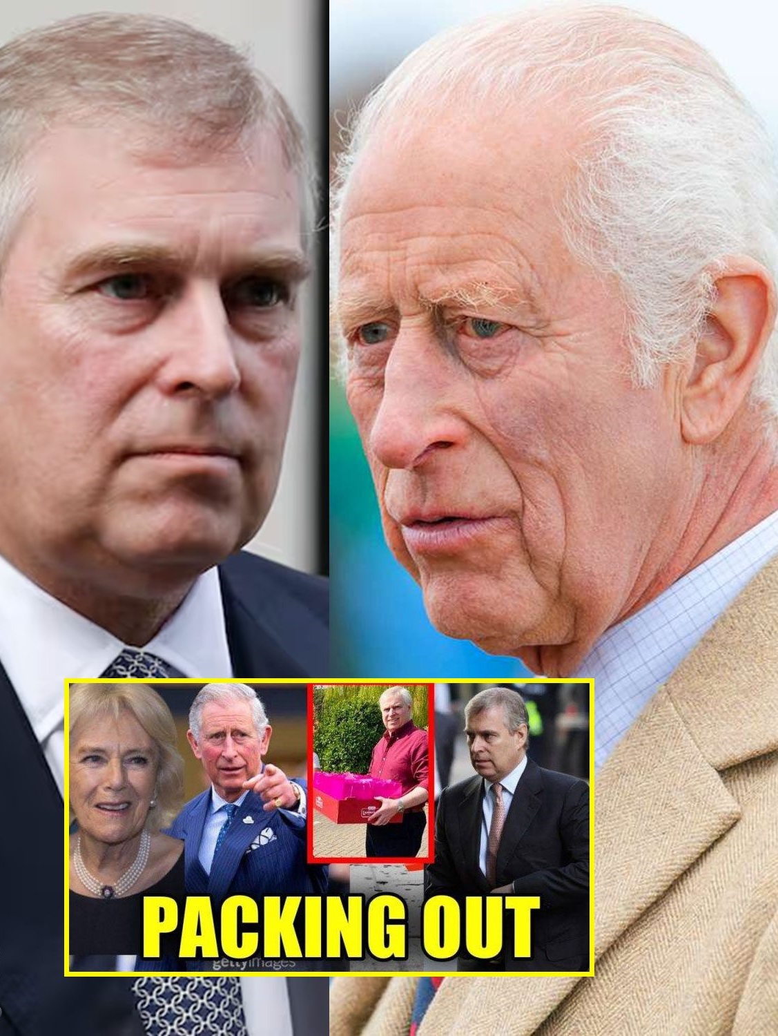 Prince Andrew Forced to Pack Up and Leave Royal Residence After Camilla Pressures King Charles ...