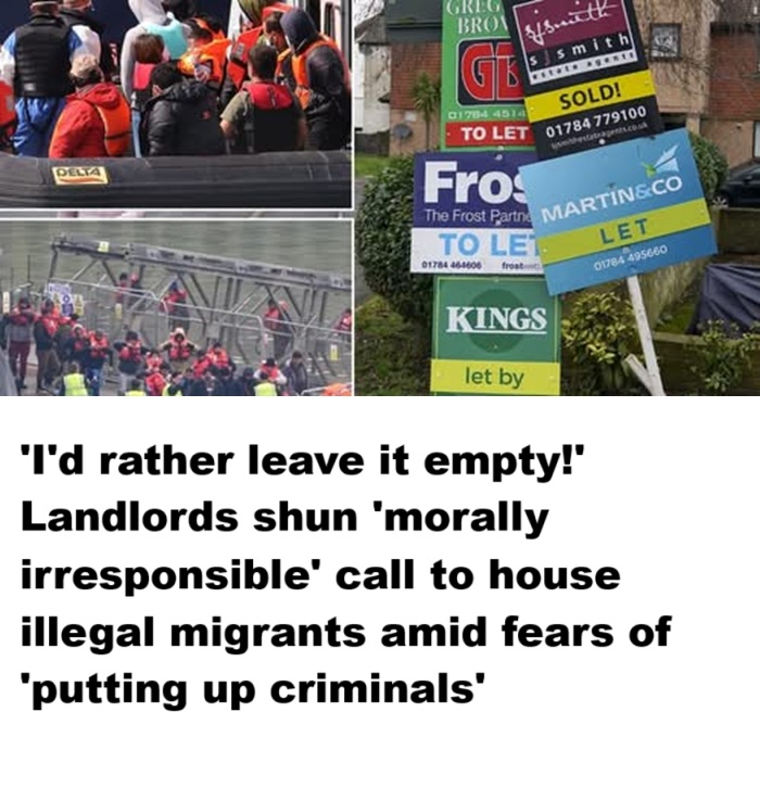 'I'd rather leave it empty!' Landlords shun 'morally irresponsible ...